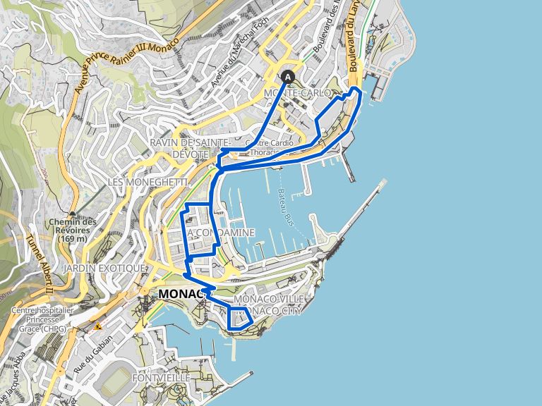 Wandelig Nice: Uitzichtpunt Port Hercule – Casino de Monte Carlo vanuit ...